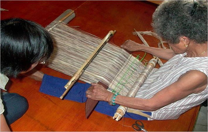 Taiwan : Taiwan's banana silk yarn weaving now a cultural heritage ...